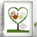 No Matter How Tall I (we) Grow, Tree Handprint Art, Father's Day Gift ...