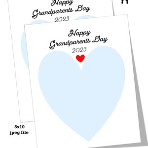 Grandparents Day Gift, Happy Grandparents Day Craft for Kid, Gift for ...