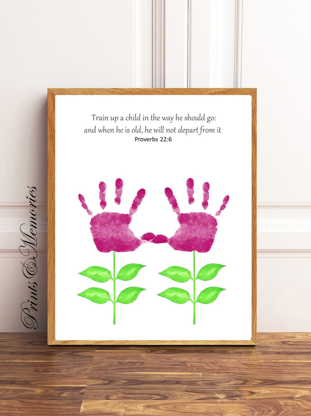 Proverbs 22:6 Handprint Craft | Bible Verse Activity | Sunday School ...