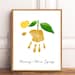 Lemon Handprint Art: Mommy's Main Squeeze Keepsake (digital Download ...