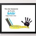 No One Measures up to You, Dad, Tape Measure Handprint Art, Father's ...