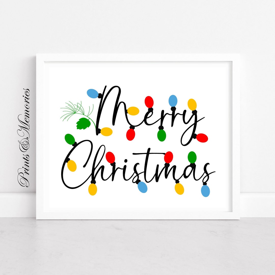 Merry Christmas Fingerprint Christmas Craft, Baby Toddler Kid Craft ...