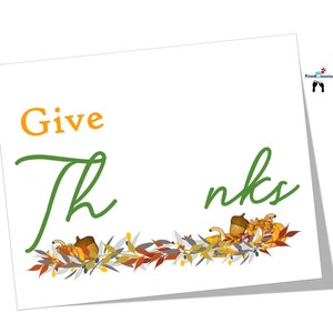 Give Thanks Handprint Art, Fall Autumn Thanksgiving Craft for Baby ...