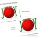 Joy, Christmas Handprint Art, Christmas Template, Handprint Craft ...