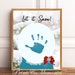 Snow Globe Handprint Art, Let It Snow Handprint Keepsake, Snow Day ...
