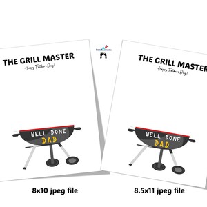 The King of the Grill Handprint Art, Father's Day Craft for Kids, Gift ...