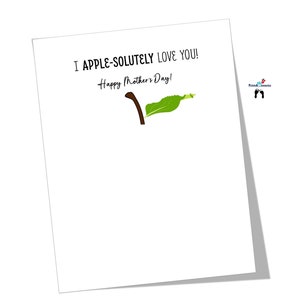 I Apple-solutely Love You Handprint Art, Apple Handprint Craft, Gift ...