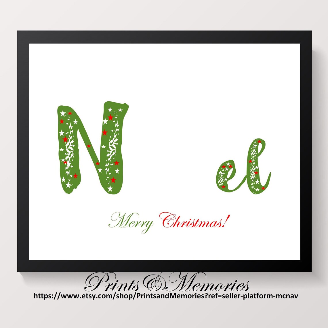 Noel Christmas Handprint Art: Kid Craft Gift (digital Download) - Etsy