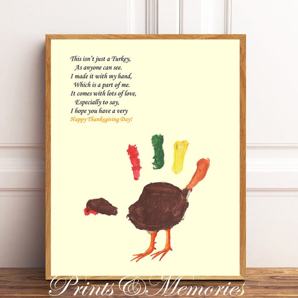 Handprint Art - Etsy