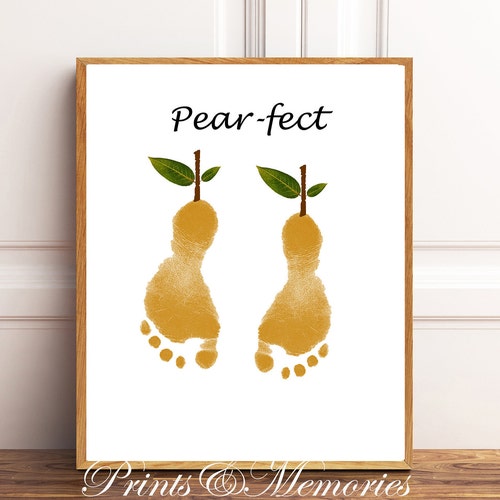 Baby Beach Footprint Art Summer Craft Printable Activity - Etsy Canada