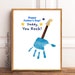 Daddy, You Rock, Guitar Handprint Art, Father's Day Gift for Dad, Gift ...