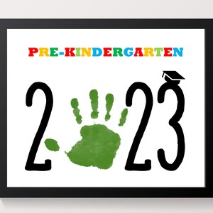 Pre-kindergarten 2023, Pre-kindergarten Graduate, Handprint Art ...
