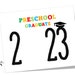 Preschool Graduation Sign, Handprint Art Keepsake, Graduation Keepsake ...