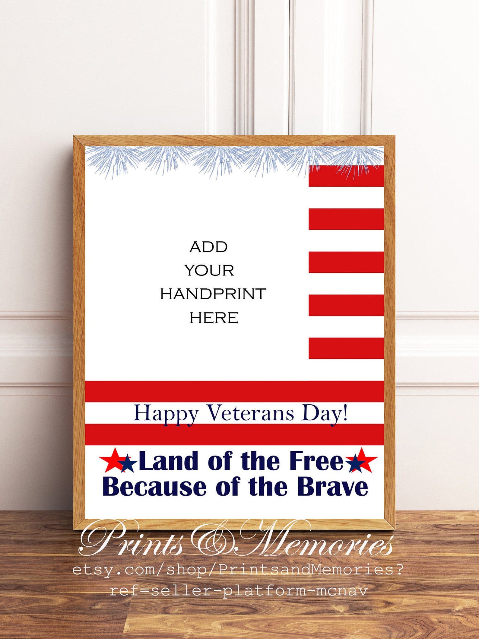 Happy Veterans Day Land of the Free Because of the Brave | Etsy