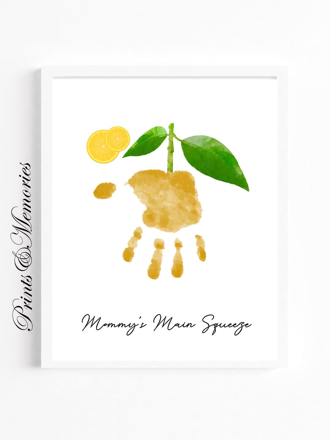 Mommy's Main Squeeze, Lemon Handprint Art, Gift for Mommy, Mother's Day ...