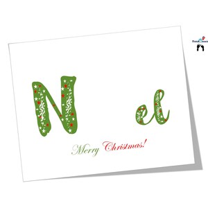 Noel Christmas Handprint Art: Kid Craft Gift (digital Download) - Etsy