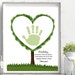 No Matter How Tall I we Grow, Tree Handprint Art, Father's Day Gift for ...