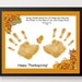 Ephesians 5:20, Thanksgiving Craft for Kids, Handprint Art Keepsake ...