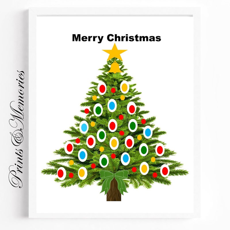 Printable Fingerprint Tree - Etsy