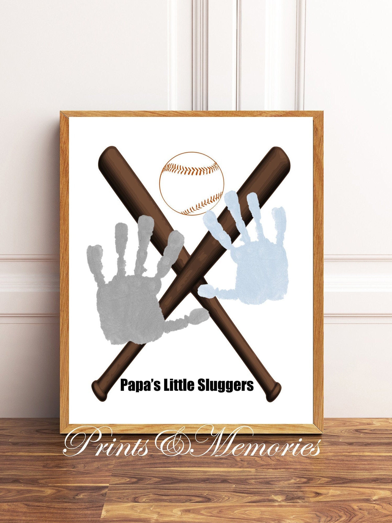 Papa's Little Slugger and Sluggers/ Grandpa's Little | Etsy