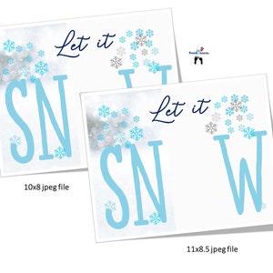 Let It Snow, Winter Christmas Craft for Baby Toddler Kid, DIY Card ...