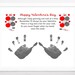 Valentines Day Handprint Poem, XOXO, Handprint Craft, Valentines ...