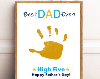 Best Dad Ever High Five Father's Day Gift From Kids - Etsy