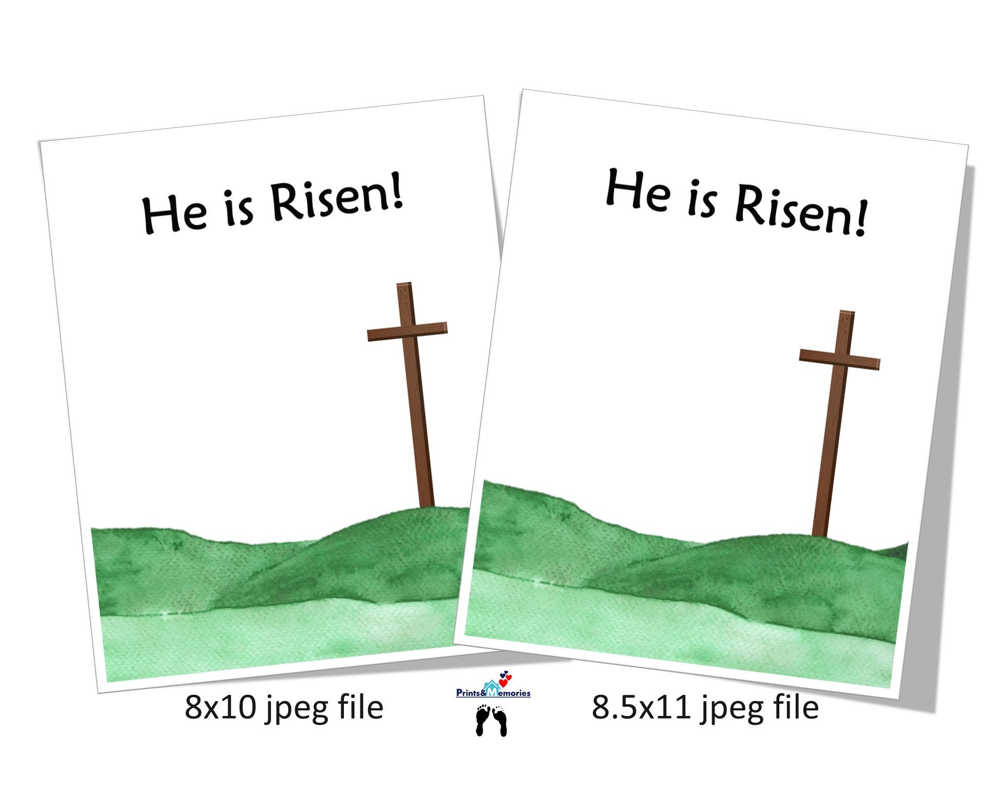 Jesus is Alive Easter Craft Handprint Art He is Risen - Etsy UK