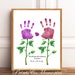 Thank You for Helping Us Grow Flower Handprint Art Siblings - Etsy