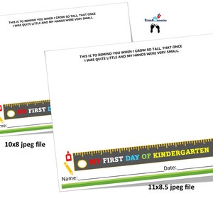 First Day of Kindergarten, Handprint Art, First Day of School ...