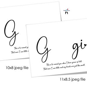 Gigi Handprint Poem Gift: Birthday, Mother's Day Keepsake (digital ...
