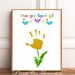 Happy Spring, Spring Handprint Art Kids, Flower Handprint Keepsake ...