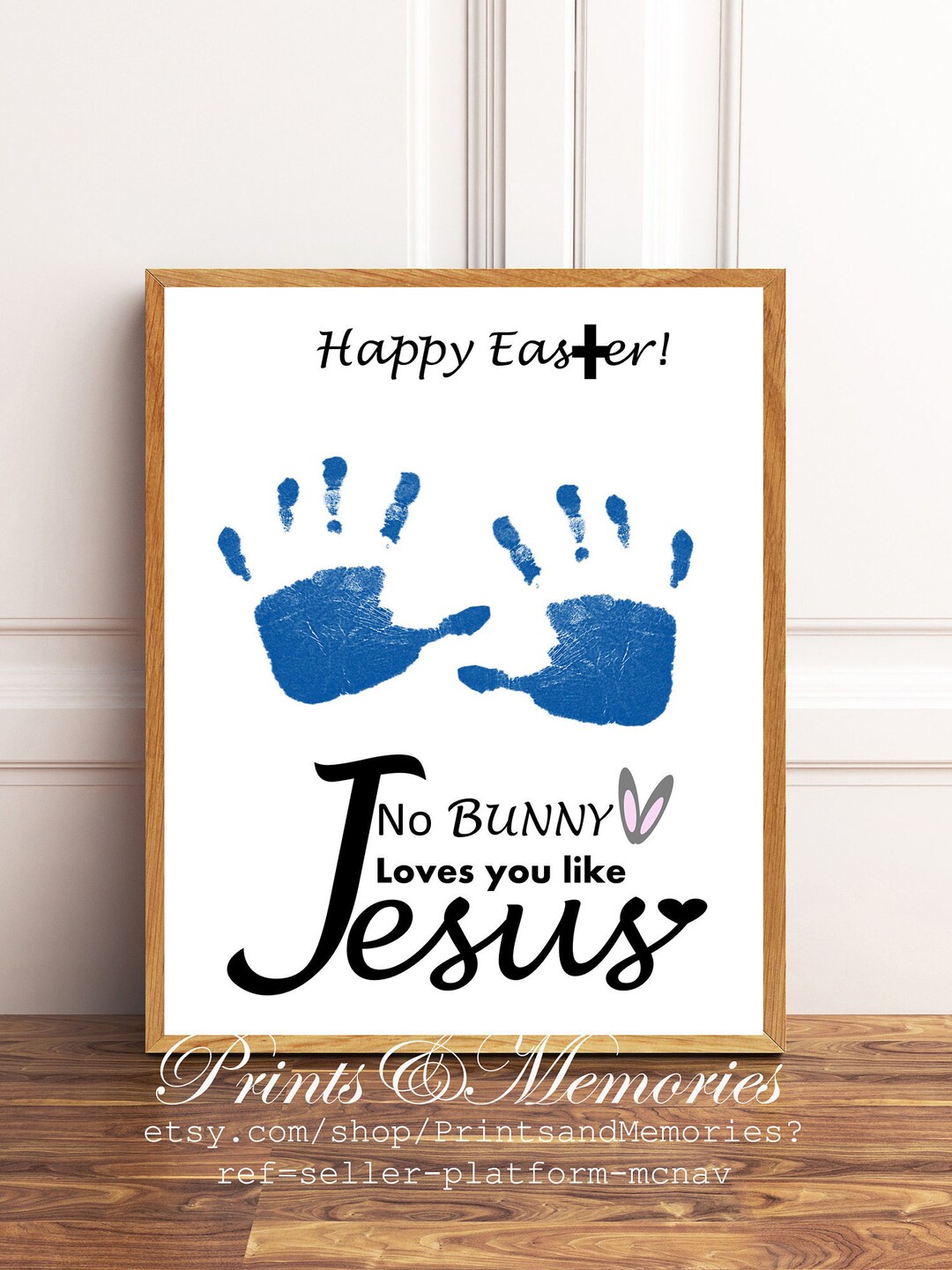 No Bunny Loves You Like Jesus, Easter Handprint Craft for Kids, Happy ...