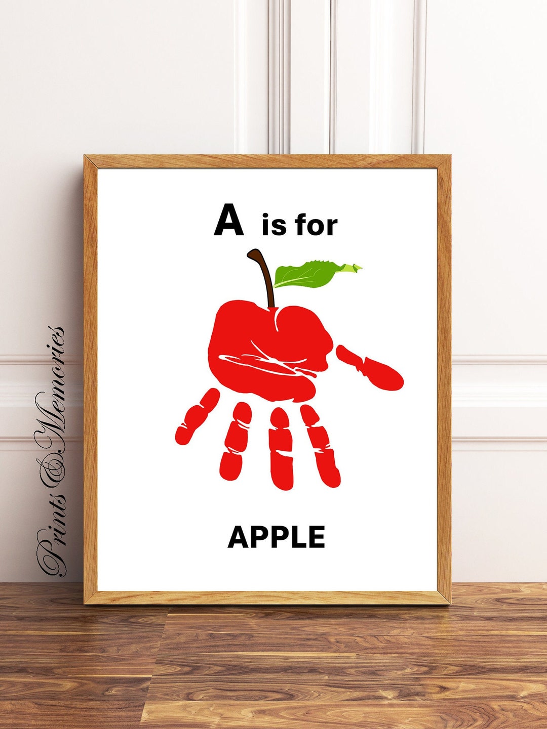 A is for Apple, Letter Template, Daycare Preschool, Kindergarten Craft ...