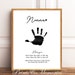 Mother's Day Gift for Nonna/nonny Poem, Handprint and Footprint Art ...