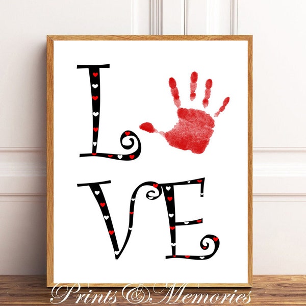 Love Handprint - Etsy