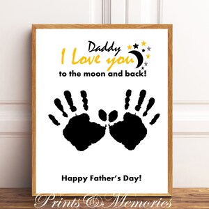 I Love You to the Moon and Back, Father's Day Gift for Dad, Moon and ...