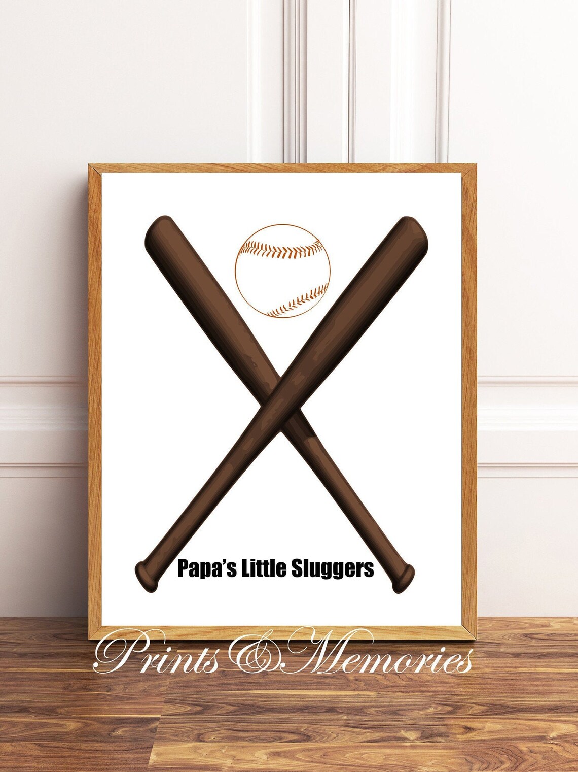 Papa's Little Slugger and Sluggers/ Grandpa's Little | Etsy