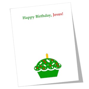 Happy Birthday Jesus, Christmas Handprint Art, Cupcake and Candle ...