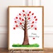 Tree Fingerprint Handprint Art, Valentine's Day Craft for Kids ...