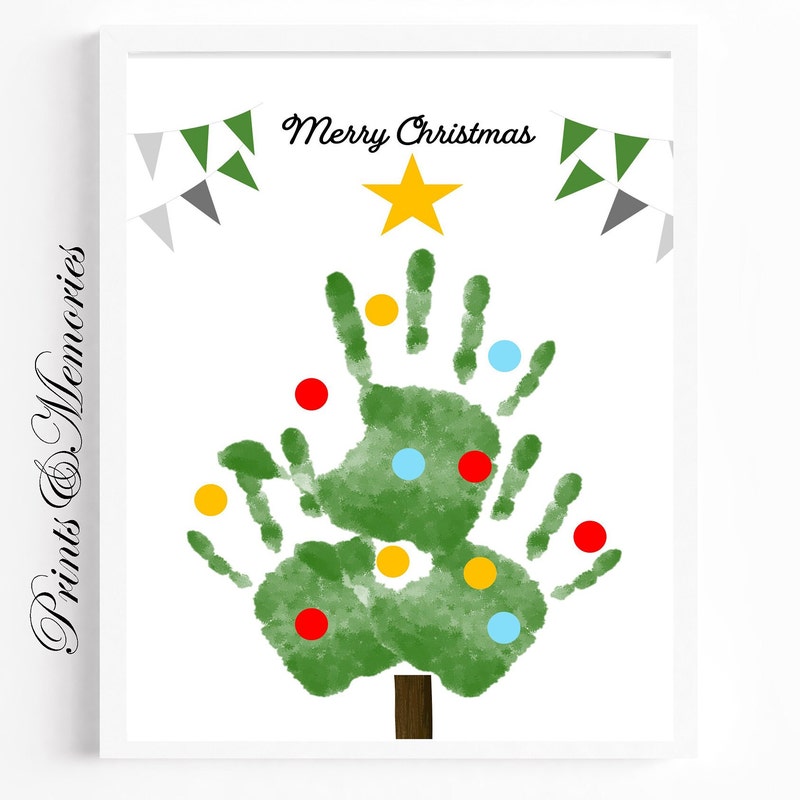 Handprint Tree - Etsy