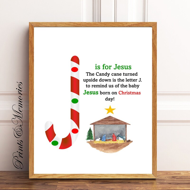 Candy Cane Meaning Card - Etsy