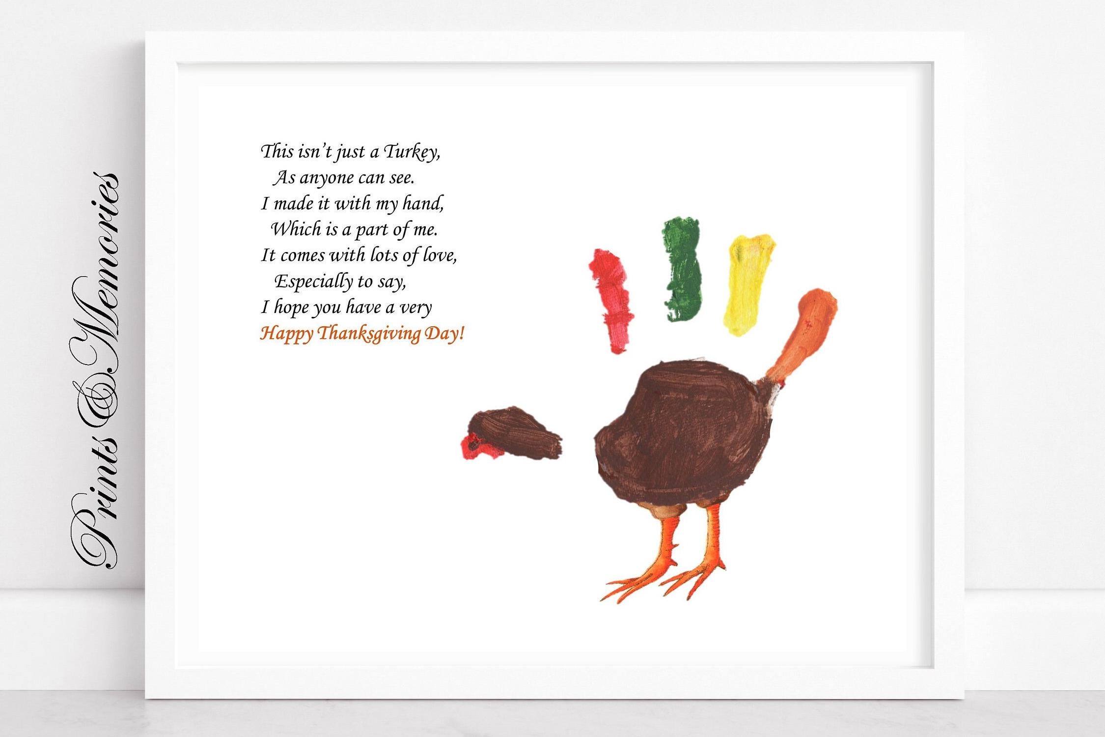 Poema De Mano De Pavo Para Imprimir