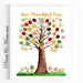 Thanksgiving Fingerprint Art Craft – Thankful Tree Family Activity ...
