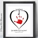 I Love You Grandma, Tips and Toes Template, Footprint Art, Baby Infant ...