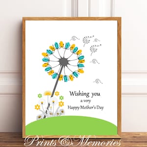 Dandelion Fingerprint Svg - Etsy
