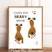 I we Love You Beary Much, Bear Footprint Art, Animal Footprint ...