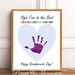 High Five to the Best Grandparents Around, Handprint Art, Printable ...