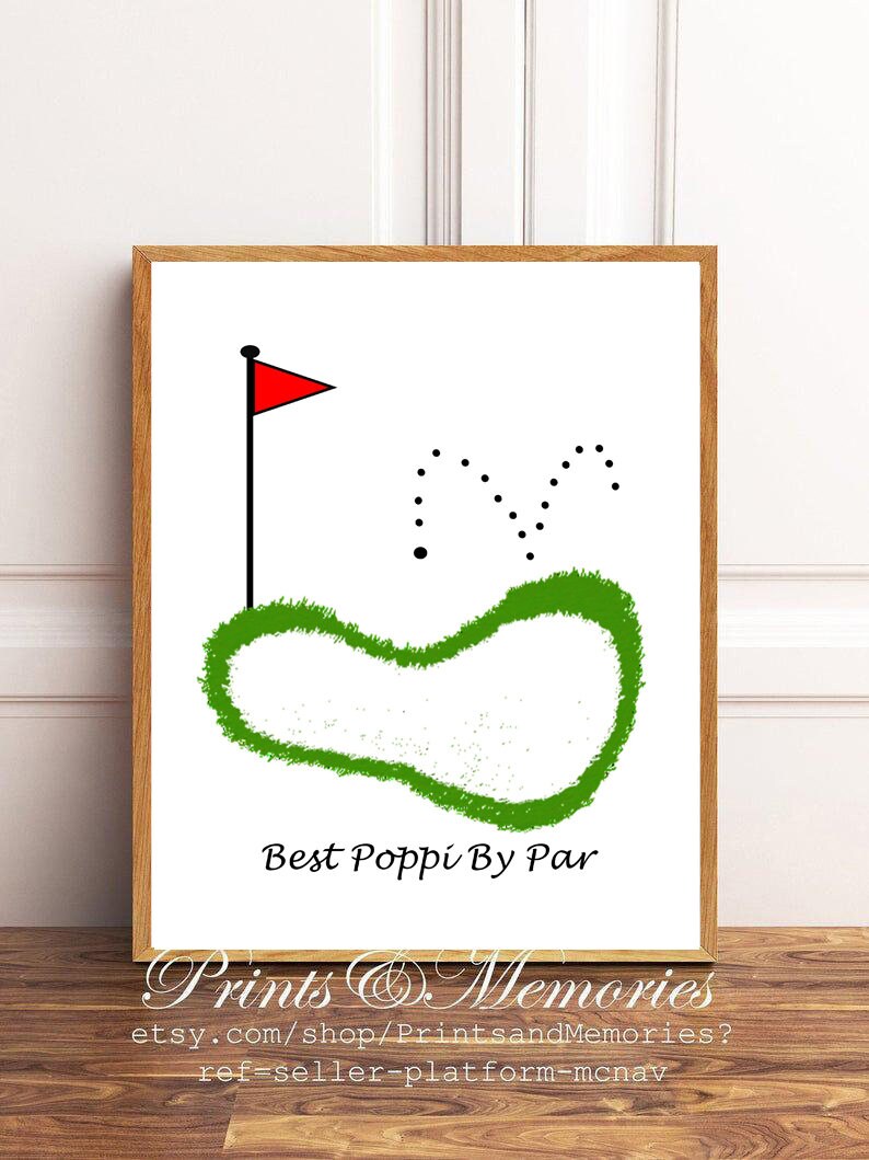 Best Poppi /poppy by Par Golf Footprint Art Baby Toddler - Etsy