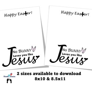 No Bunny Loves You Like Jesus, Easter Handprint Craft for Kids, Happy ...